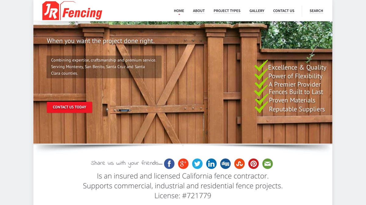 Fence Contractor - JR Fencing